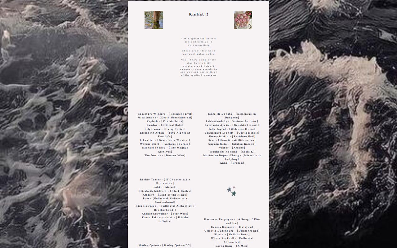 Kin List